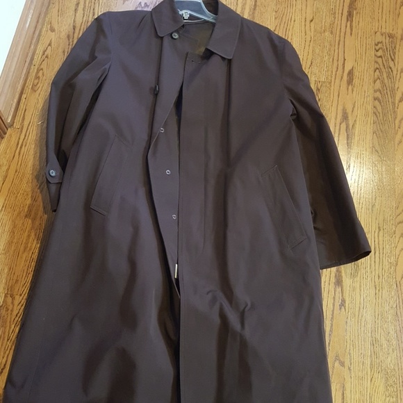 London Fog | Jackets & Coats | Mens London Fog Rain Coat Size 42r Brown ...